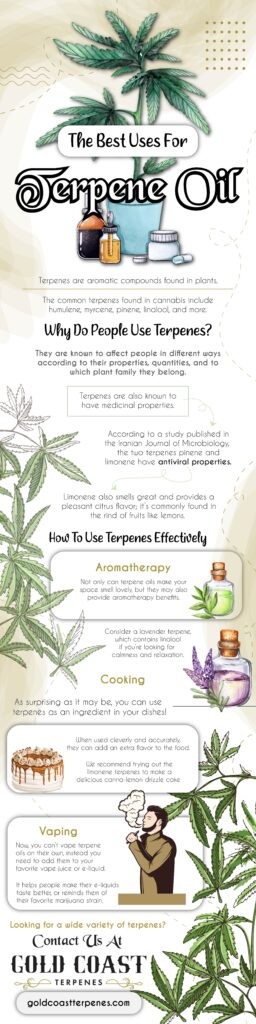 The Best Uses For Terpene Oil - Gold Coast Terpenes